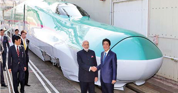 Work commences on India's first high-speed rail line