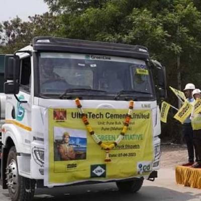 UltraTech uses LNG trucks to transport cement