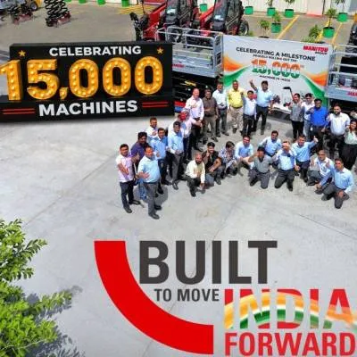 Manitou Rolls Out 15,000th Machine in India