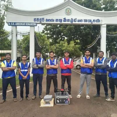 Garuda Aerospace Deploys Drones for Andhra Pradesh Cyclone Relief