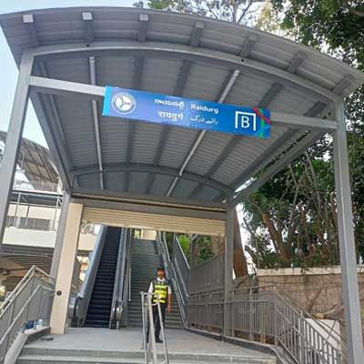 Fourth Arm of Raidurg Metro Station to be opened today