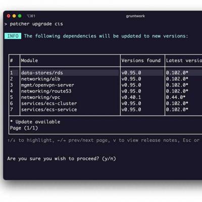 Patcher: A software tool for updating infrastructure as a code