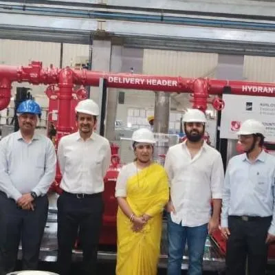KBL Launches Smart Skid Mounted Fire Pump Set