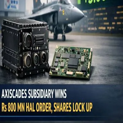 Axiscades Subsidiary Wins Rs800 mn HAL Order, Shares Lock Up