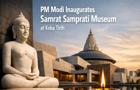 PM Modi Inaugurates Samrat Samprati Museum At Koba Tirth