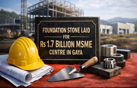Foundation Stone Laid For Rs 1.7 Billion MSME Centre In Gaya